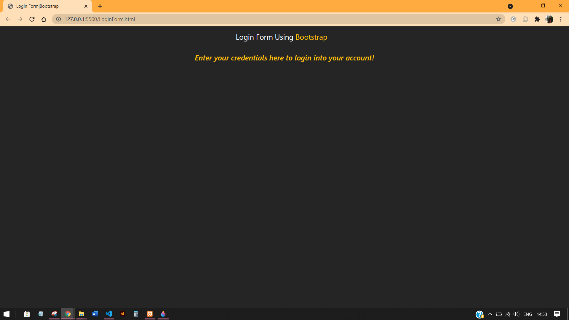 Bootstrap Tutorial Easy Way To Create A Login Form